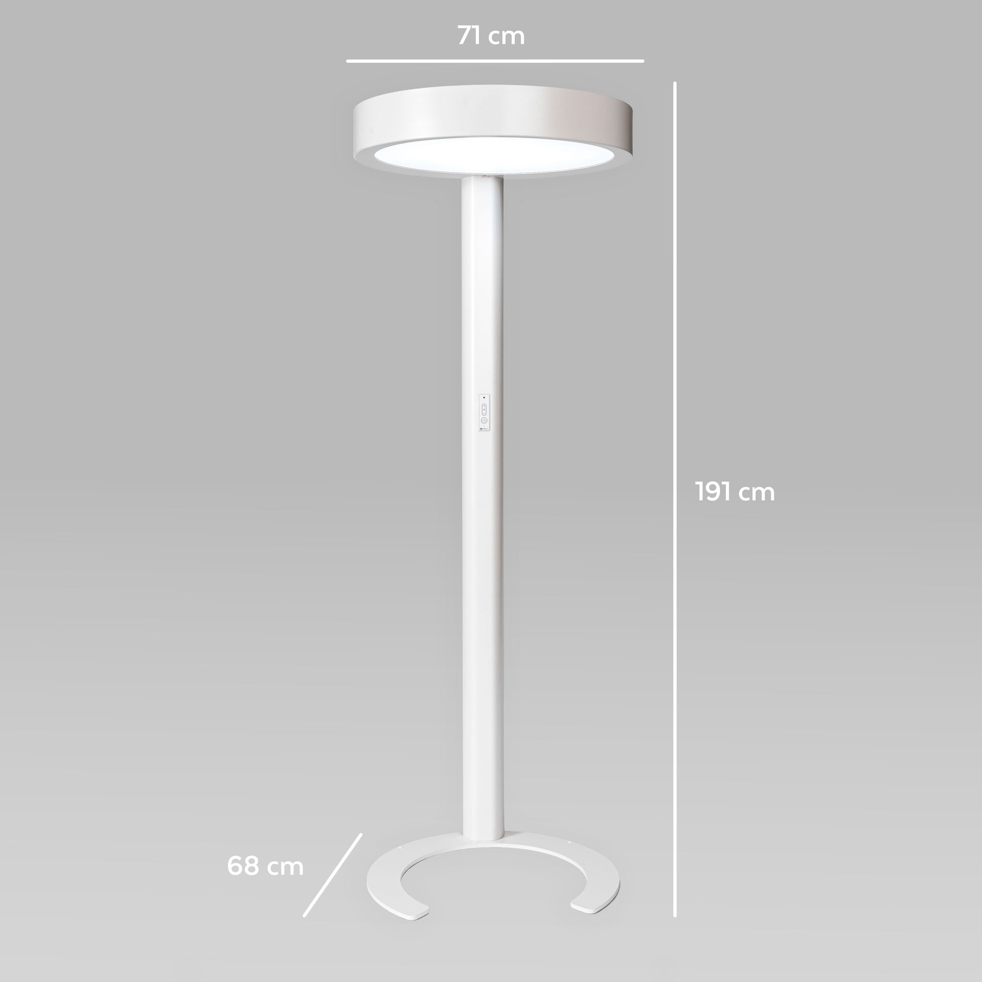 Meet Brainlit I Staande biocentrische lamp